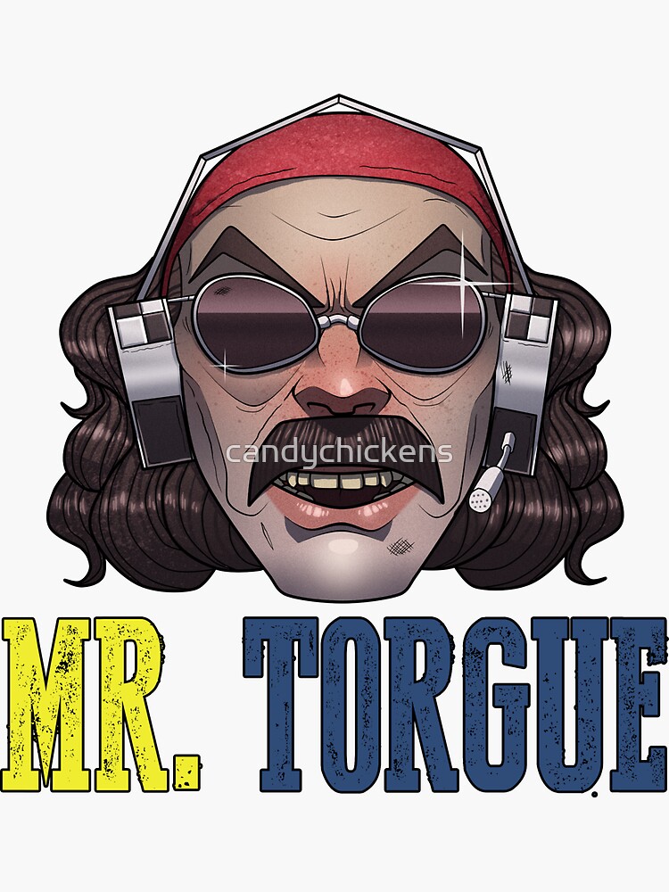 "Mr. Torgue" Sticker for Sale by candychickens | Redbubble