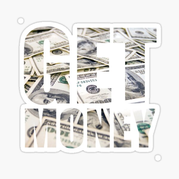 "Get Money" Sticker by mralan | Redbubble