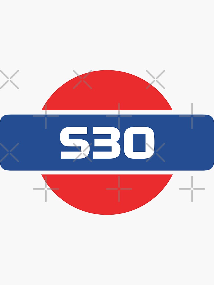 "S30 Badge" Sticker by ApexFibers | Redbubble