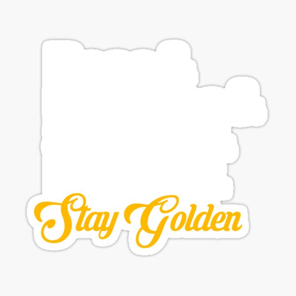 "Stay Golden" Sticker for Sale by FDNY | Redbubble
