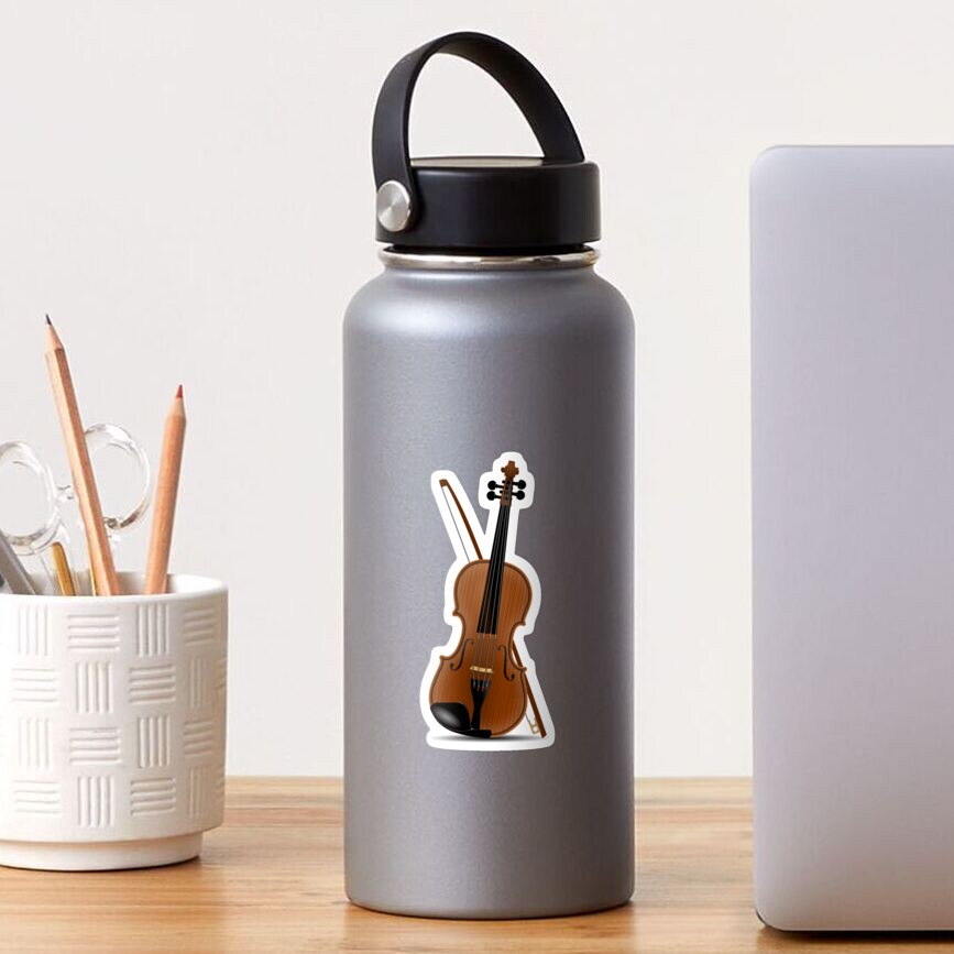 "Violin Tees and Gifts" Sticker for Sale by pugmom4 | Redbubble
