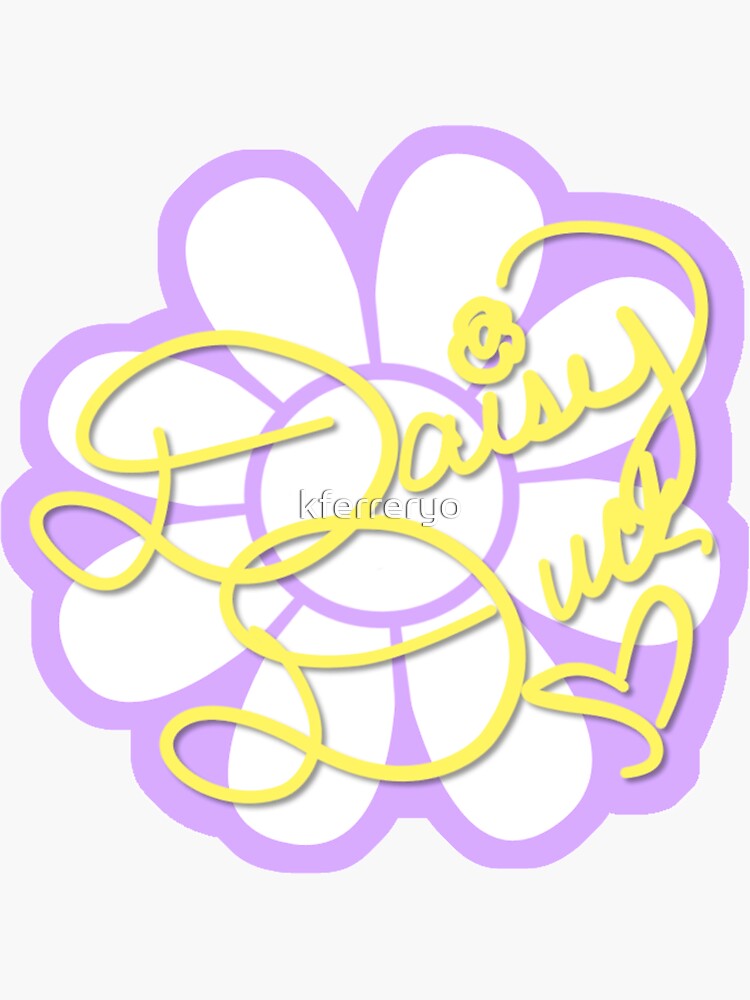 "Daisy Symbol & Signature" Sticker for Sale by kferreryo | Redbubble