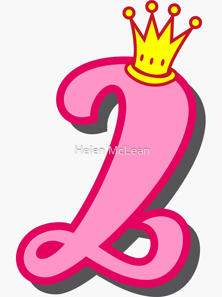 "2nd birthday princess party theme and gifts" Sticker for Sale by Helen ...