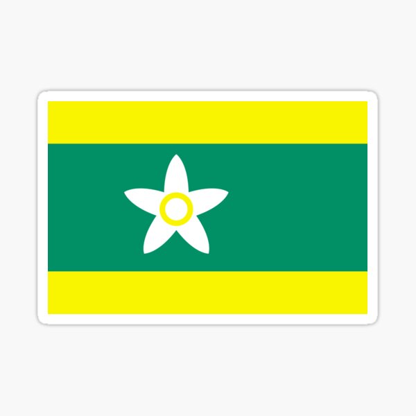"Flag of Ehime Prefecture " Sticker for Sale by abbeyz71 | Redbubble