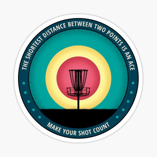 "Make Your Shot Count" Sticker by perkinsdesigns | Redbubble
