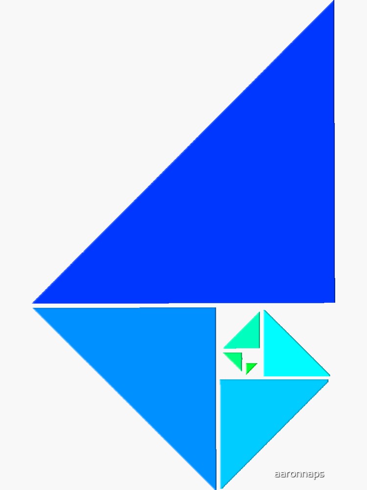 "Golden ratio" Sticker by aaronnaps | Redbubble