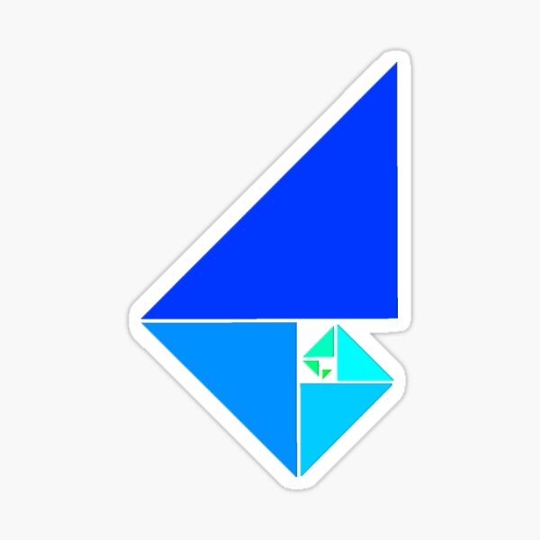 "Golden ratio" Sticker by aaronnaps | Redbubble