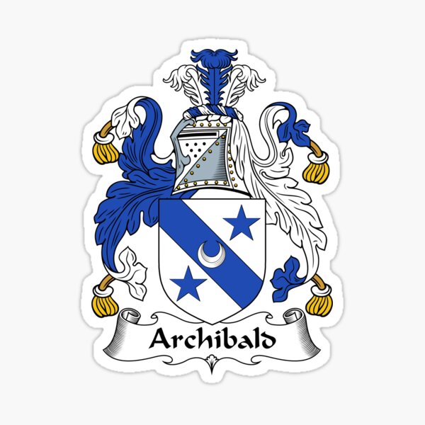 "Archibald Coat of Arms / Archibald Family Crest" Sticker by ...