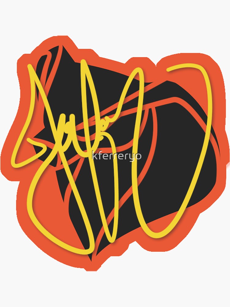 "Jafar Symbol & Signature" Sticker for Sale by kferreryo | Redbubble