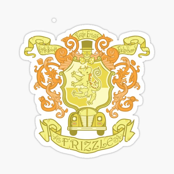 "Frizzle Family Crest" Sticker for Sale by knightsofloam | Redbubble