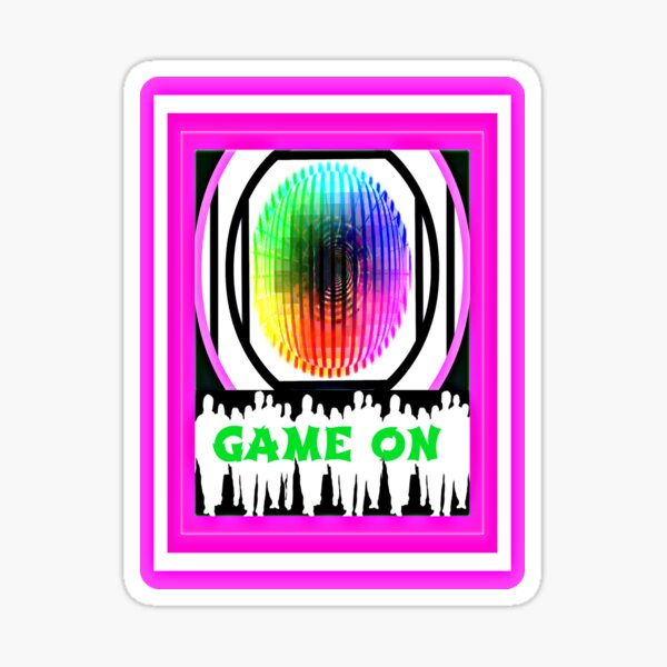 "game on" Sticker for Sale by DMEIERS | Redbubble