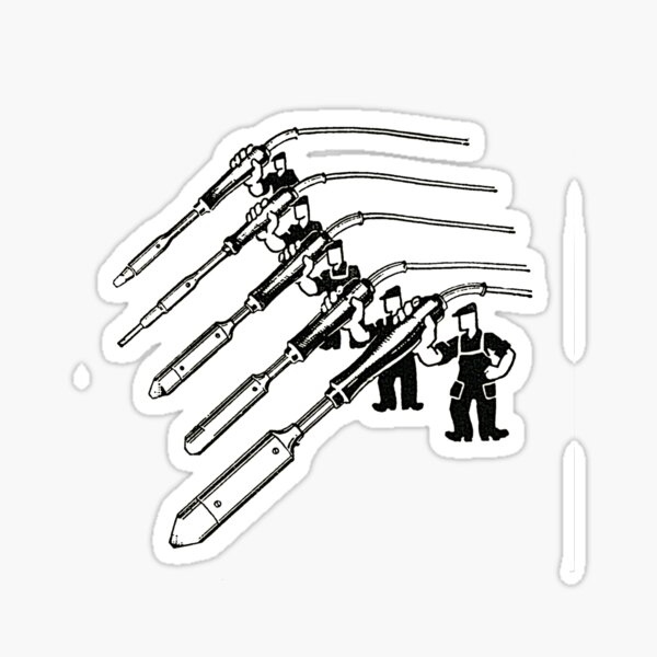 "Soldering Irons" Sticker by CircaWhat | Redbubble