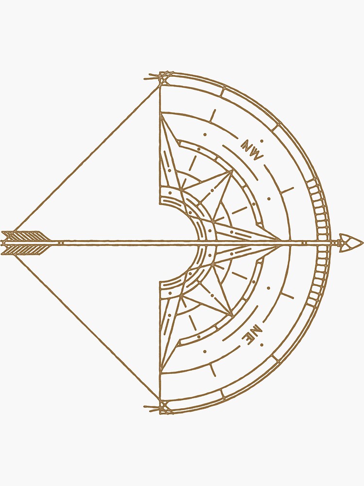 "NORTH" Sticker for Sale by Brent Schoepf | Redbubble
