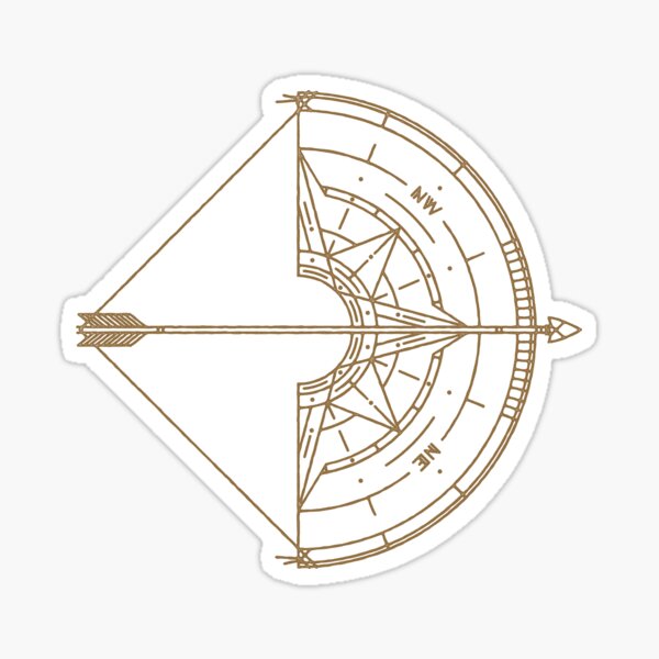 "NORTH" Sticker for Sale by Brent Schoepf | Redbubble