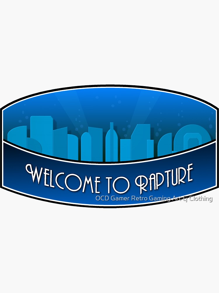 "Bioshock Welcome to Rapture" Sticker for Sale by RetroGamingArt ...