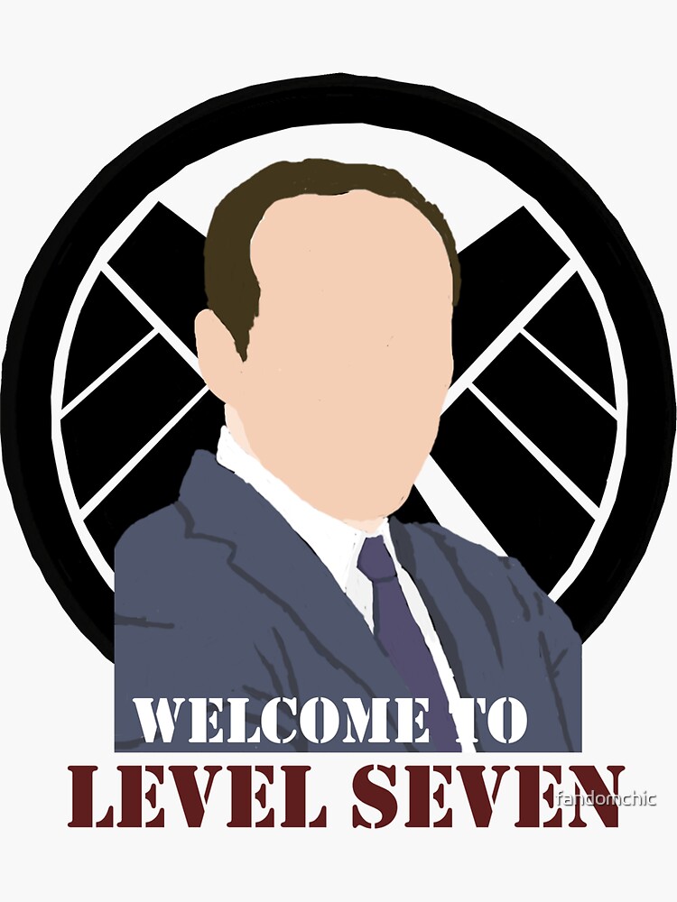 "Welcome to Level Seven " Sticker for Sale by fandomchic | Redbubble