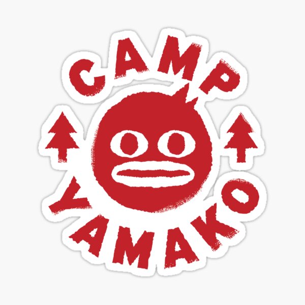 "Camp Yamako counselor tee" Sticker for Sale by yamako | Redbubble