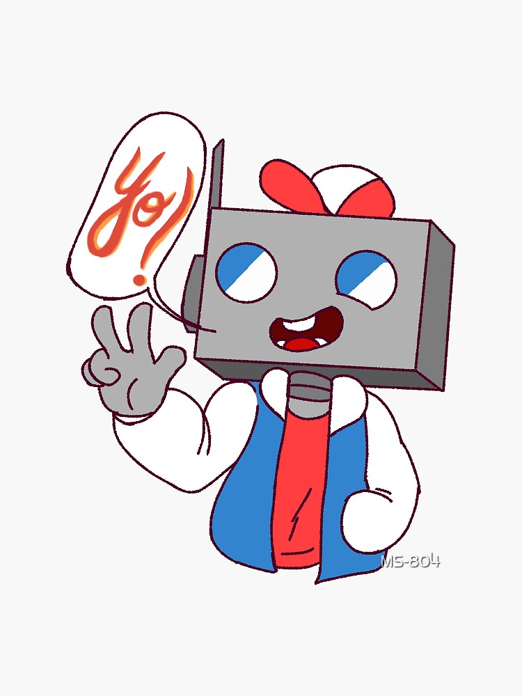"Yo" Sticker by MS-804 | Redbubble