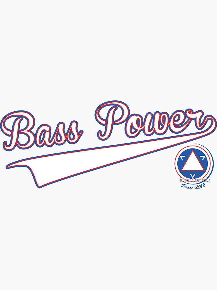 "Bassball Style" Sticker by ionnconnor | Redbubble