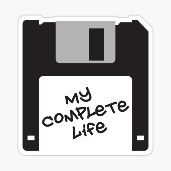 Labels, Stickers & Tags Card Making & Stationery Floppy Disc Throwback ...