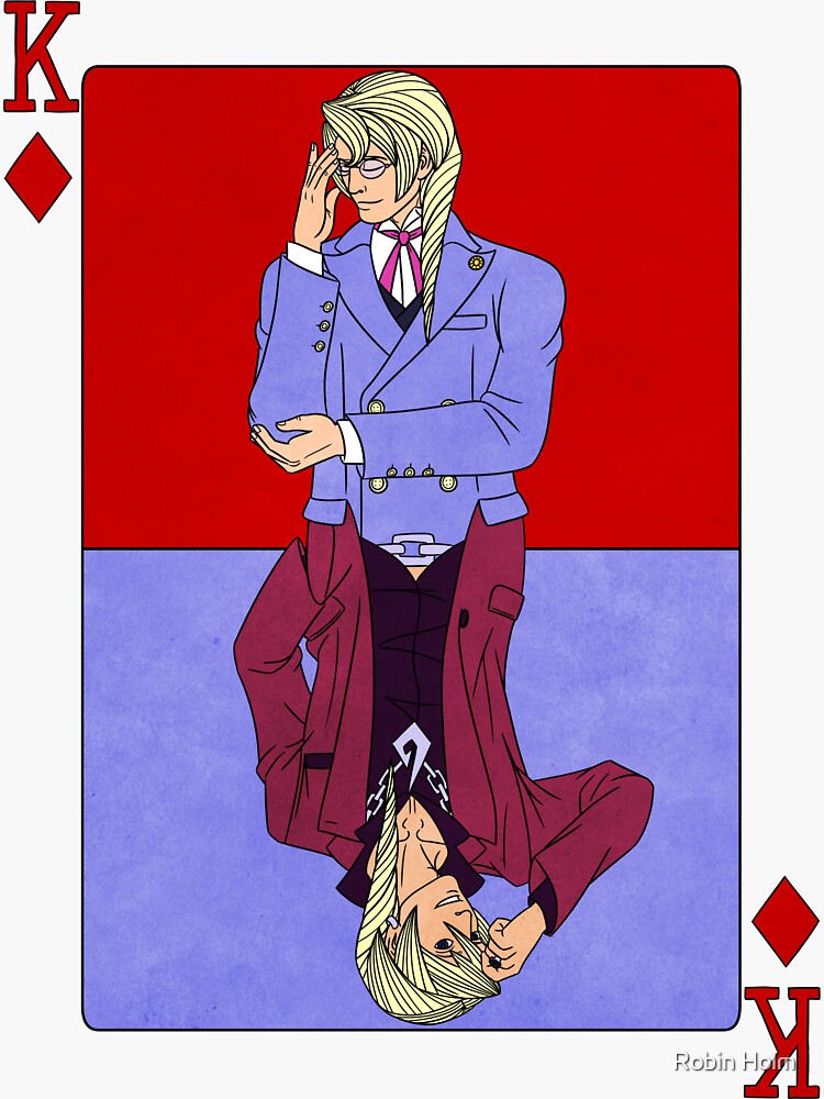 "Kristoph & Klavier Gavin: The King Of Diamonds" Sticker for Sale by ...