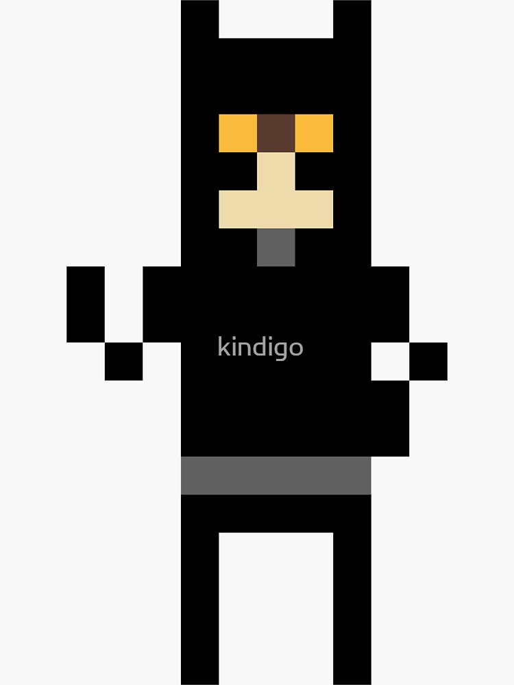 "8-Bit Cat" Sticker by kindigo | Redbubble
