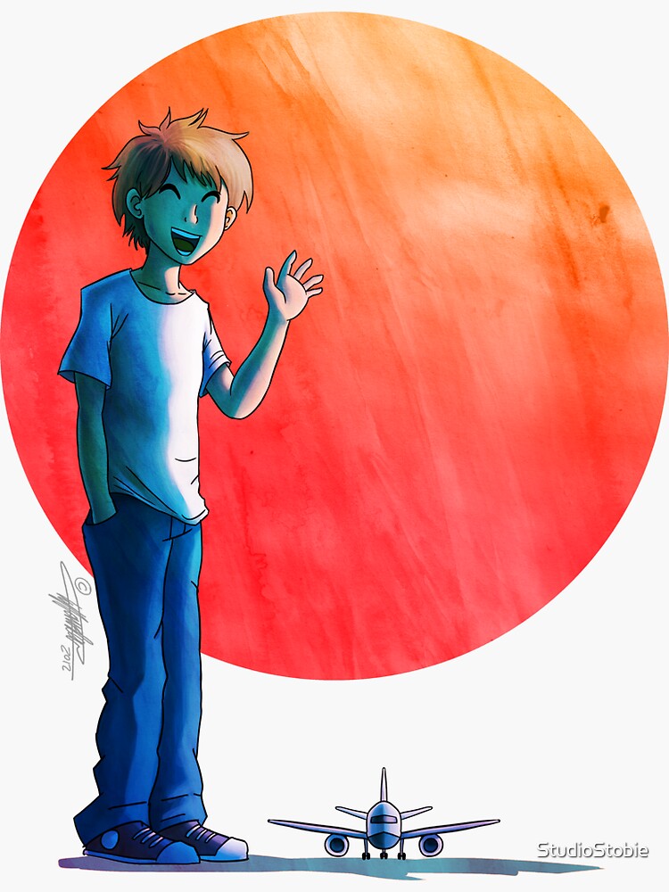 "Sayonara" Sticker by StudioStobie | Redbubble