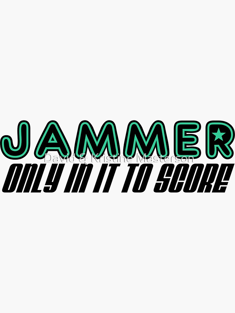 "Jammers Score Shirt / Sticker" Sticker for Sale by KustomByKris ...