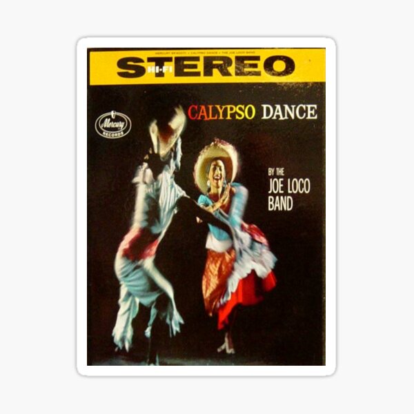 "CALYPSO DANCE, 1950'S ALBUM COVER" Sticker for Sale by Vintaged ...