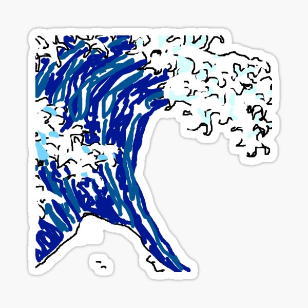 "We're Making Waves (Logo)" Sticker for Sale by azak99 | Redbubble