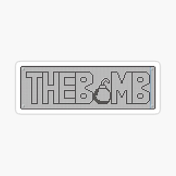 "TheBomb.com Logo" Sticker by azak99 | Redbubble