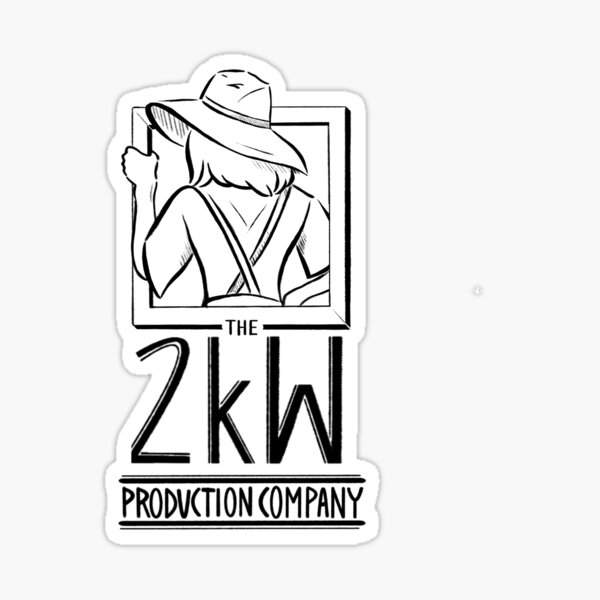 "2kW Production Company " Sticker for Sale by JackJAck741 | Redbubble