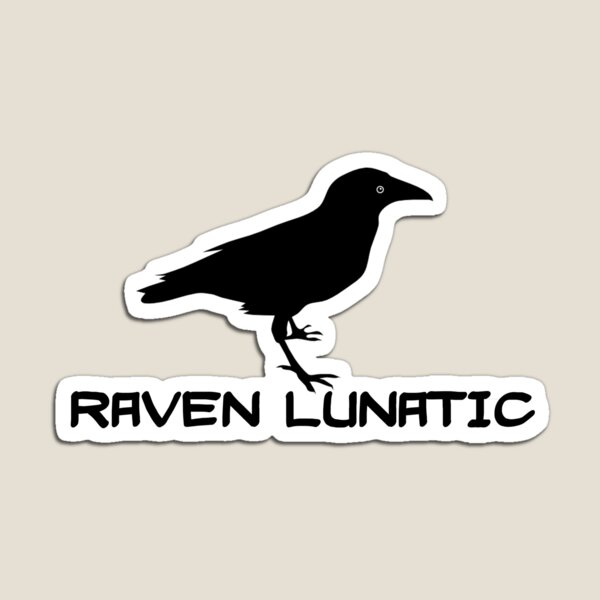 "Raven Lunatic" Magnet for Sale by digerati | Redbubble