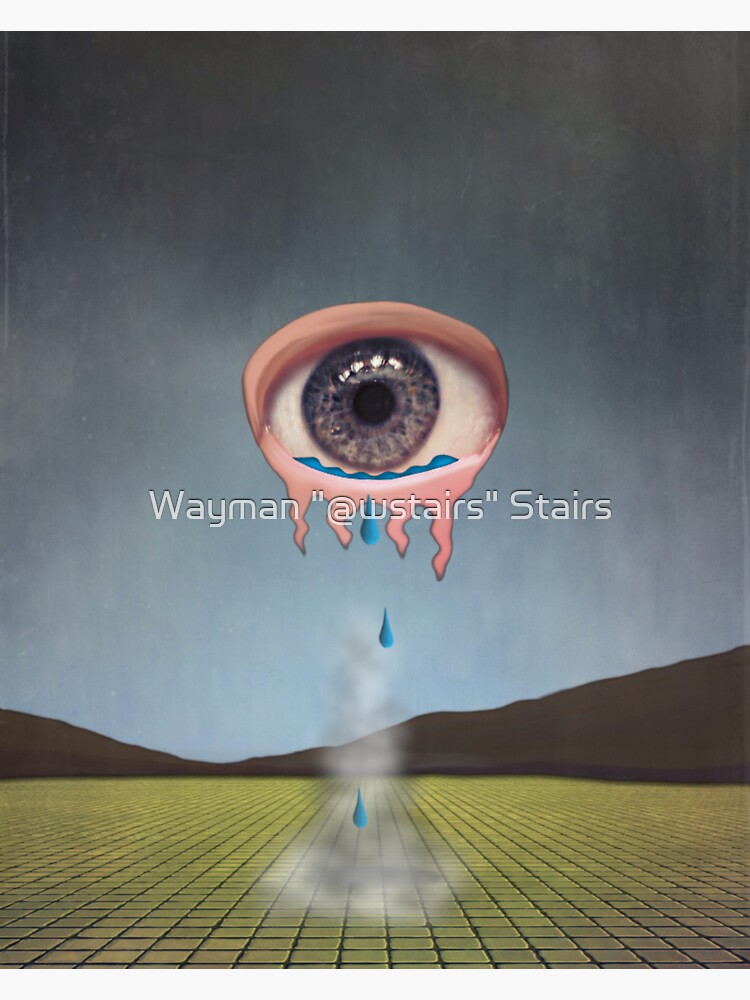 "Instantaneous Evaporation of Soulful Tears" Sticker for Sale by ...