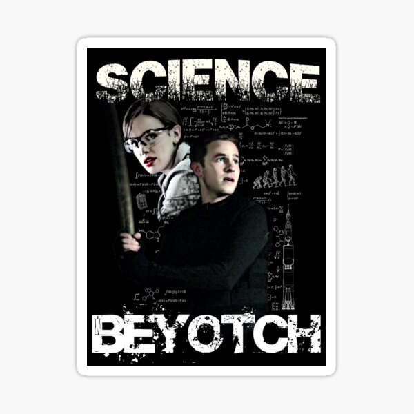 "Science Beyotch! // AOS // Fitzsimmons" Sticker by spookycatty | Redbubble