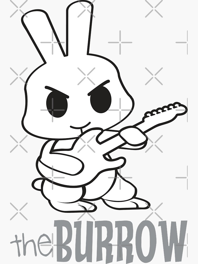 "The Burrow" Sticker by BenClark | Redbubble