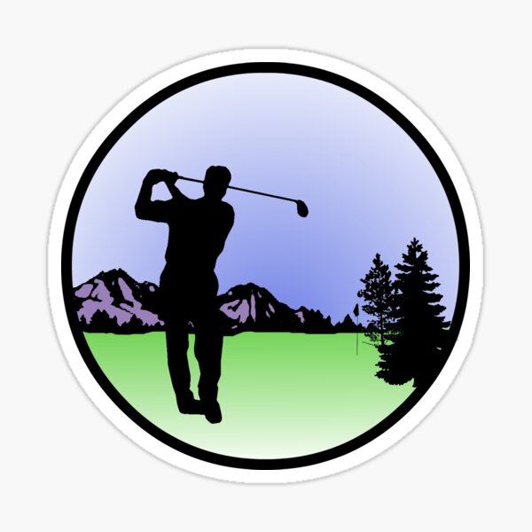 "golfer" Sticker for Sale by pauljsimms | Redbubble