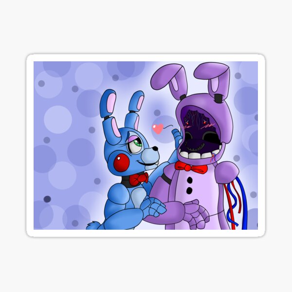 "FNaF: Bonnie and Withered Bonnie" Sticker for Sale by QuestionedTurke ...