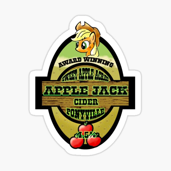 "Apple Jack Cider" Sticker for Sale by ArrowValley | Redbubble