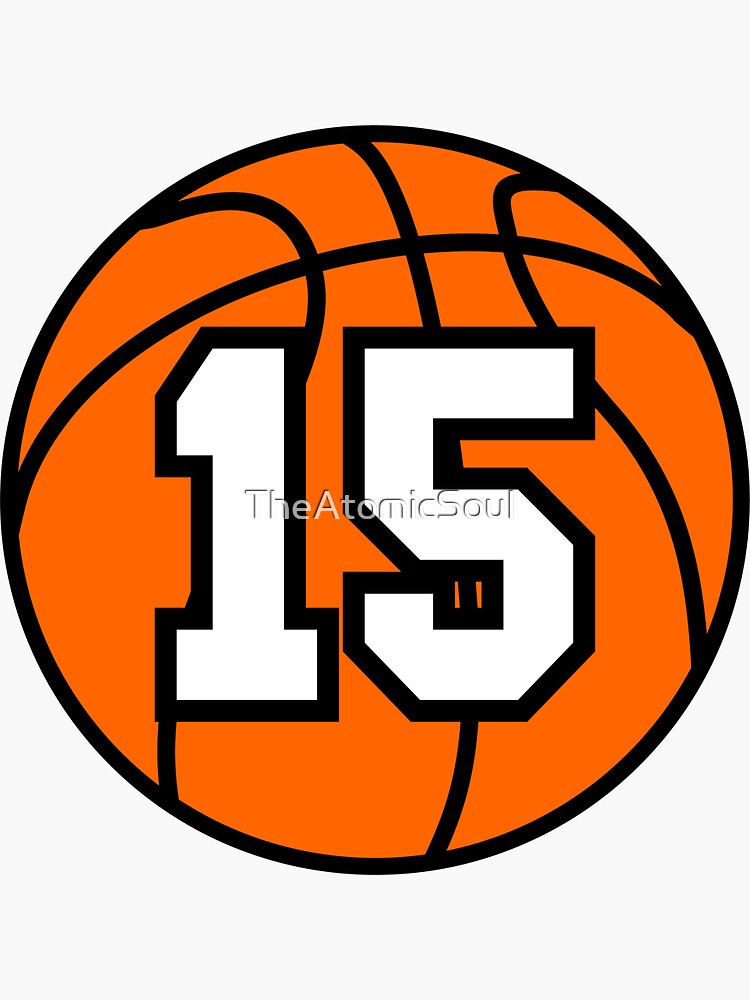 "Basketball 15" Sticker by TheAtomicSoul | Redbubble
