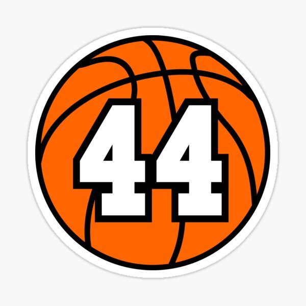 "Basketball 44" Sticker by TheAtomicSoul | Redbubble