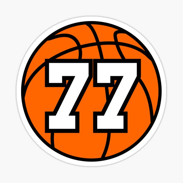 "Basketball 77" Sticker by TheAtomicSoul | Redbubble