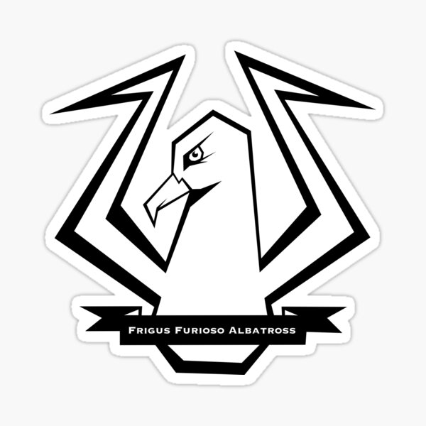 "Frigus Furioso Albatross" Sticker for Sale by Arabidopsis | Redbubble