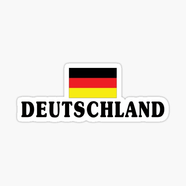 "Deutschland" Sticker for Sale by HolidayT-Shirts | Redbubble