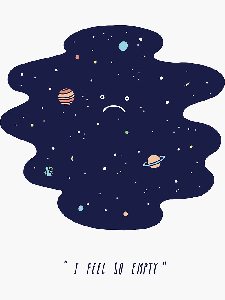 "Negative Space" Sticker by Haasbroek | Redbubble