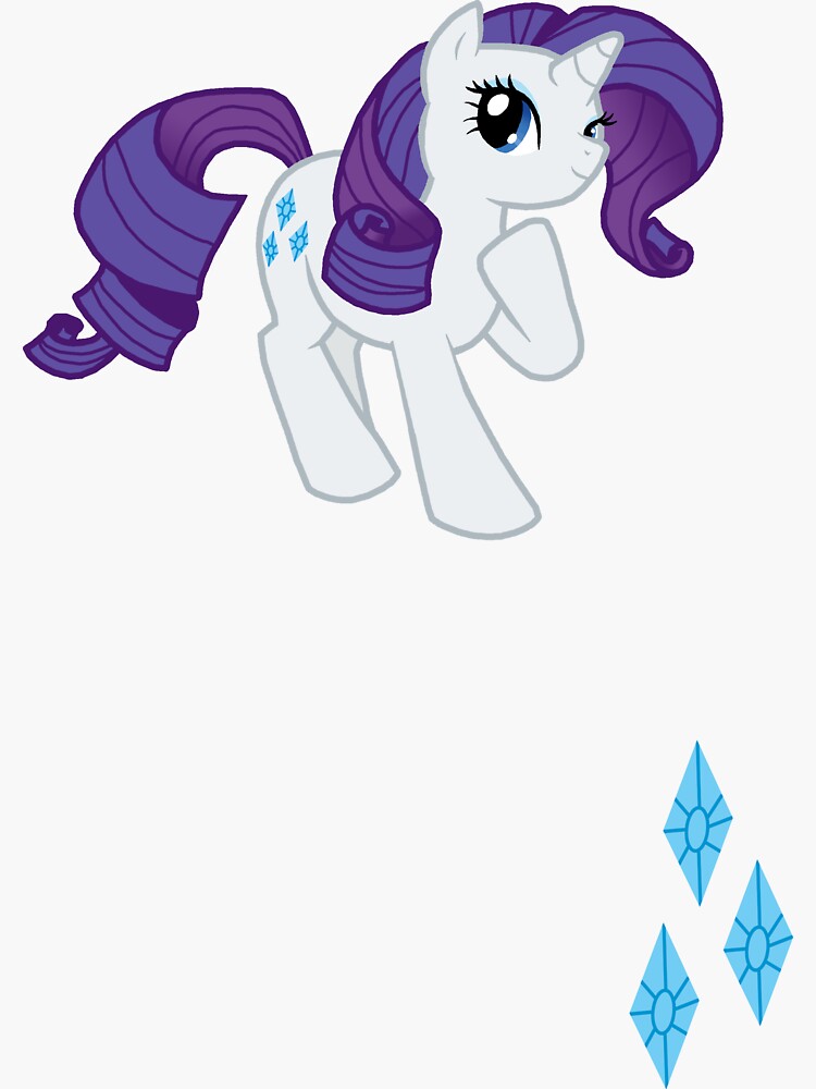 "MLP Rarity" Sticker for Sale by methuselah | Redbubble