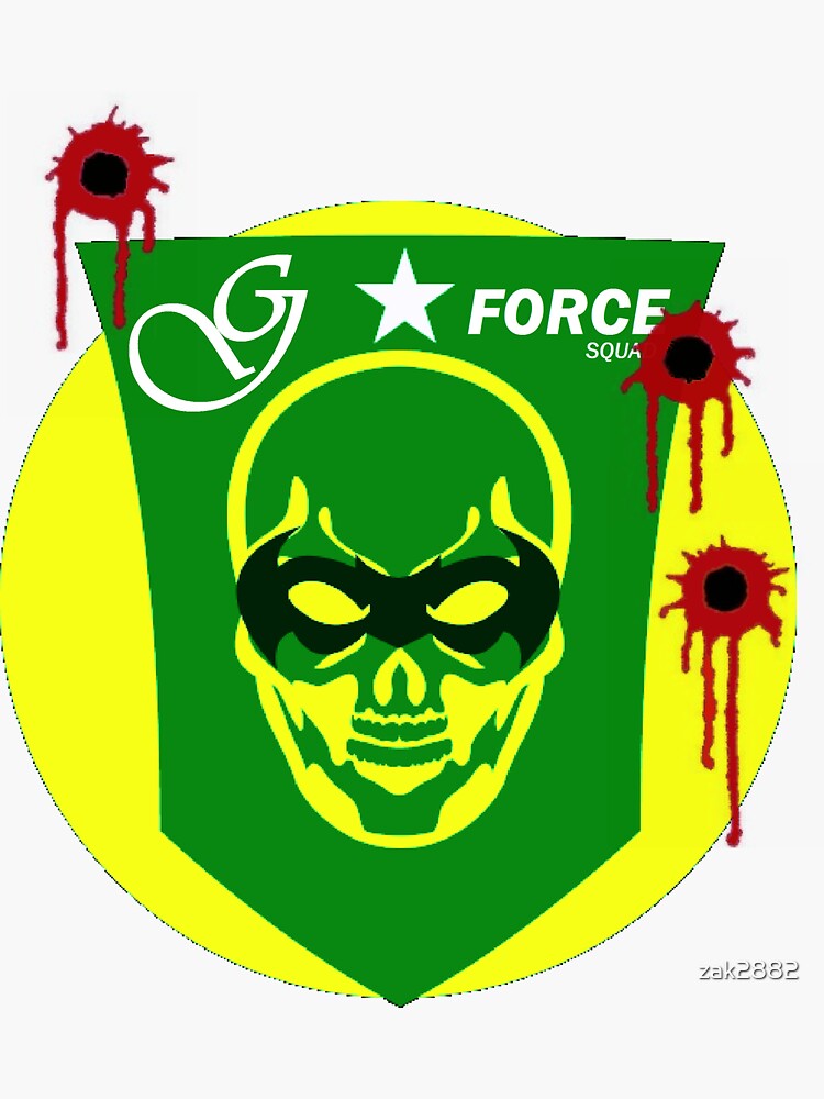"G-Force Squad, Collateral Damage" Sticker for Sale by zak2882 | Redbubble