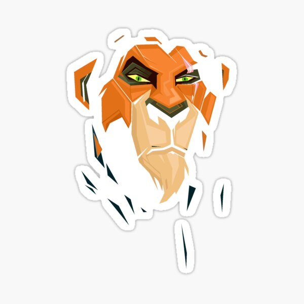 "Scar " Sticker for Sale by HenriFdz | Redbubble