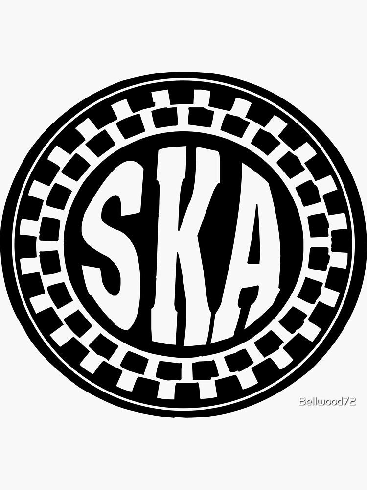 "Ska Logo" Sticker for Sale by Bellwood72 | Redbubble