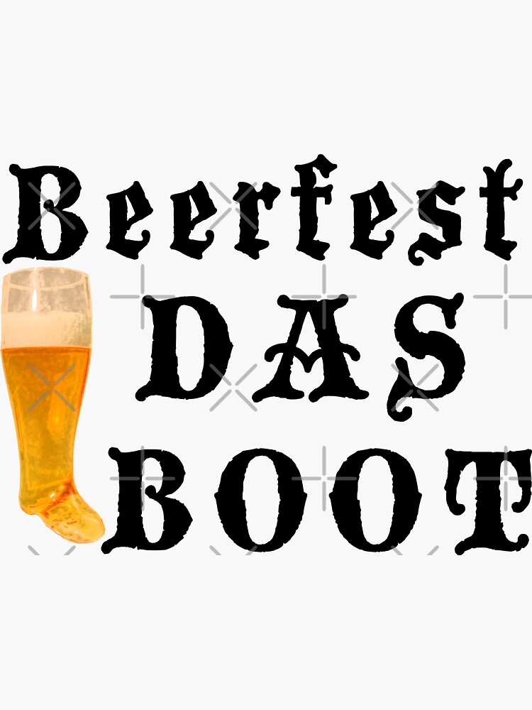 "German Beerfest Das Boot" Sticker by HolidayT-Shirts | Redbubble